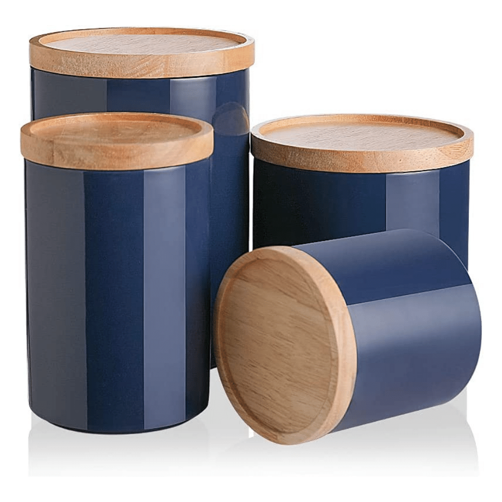 The BEST Blue Kitchen Canisters - Our Top 5 Picks!